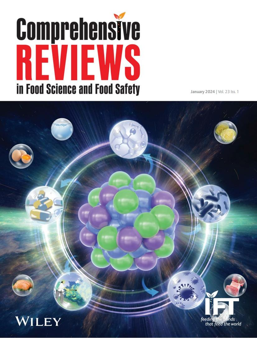 东北农业大学食品安全品质与营养健康团队在食品领域国际Top期刊Comprehensive Reviews in Food Science and Food Safety上发表封面文章-东北农业大学